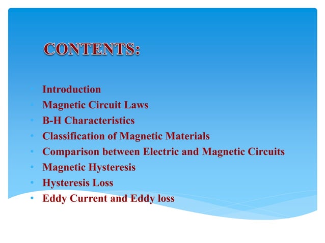 Magnetic Circuits | PPT