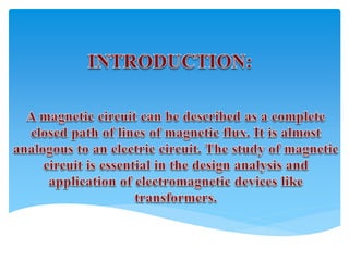 Magnetic Circuits | PPT