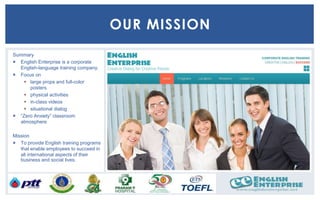 English Enterprise Corporate Training and Creative Curriculum ...