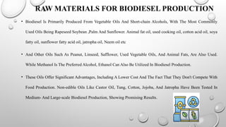 energy enginnering biodiesel and evaluation of properties | PPTX