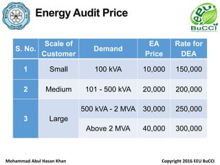 Energy Efficiency and Energy Audit | PPTX