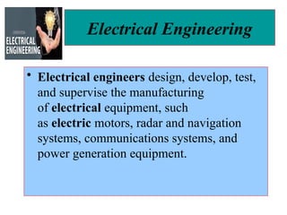 EE Presentation basic about electrical engineering | PPT