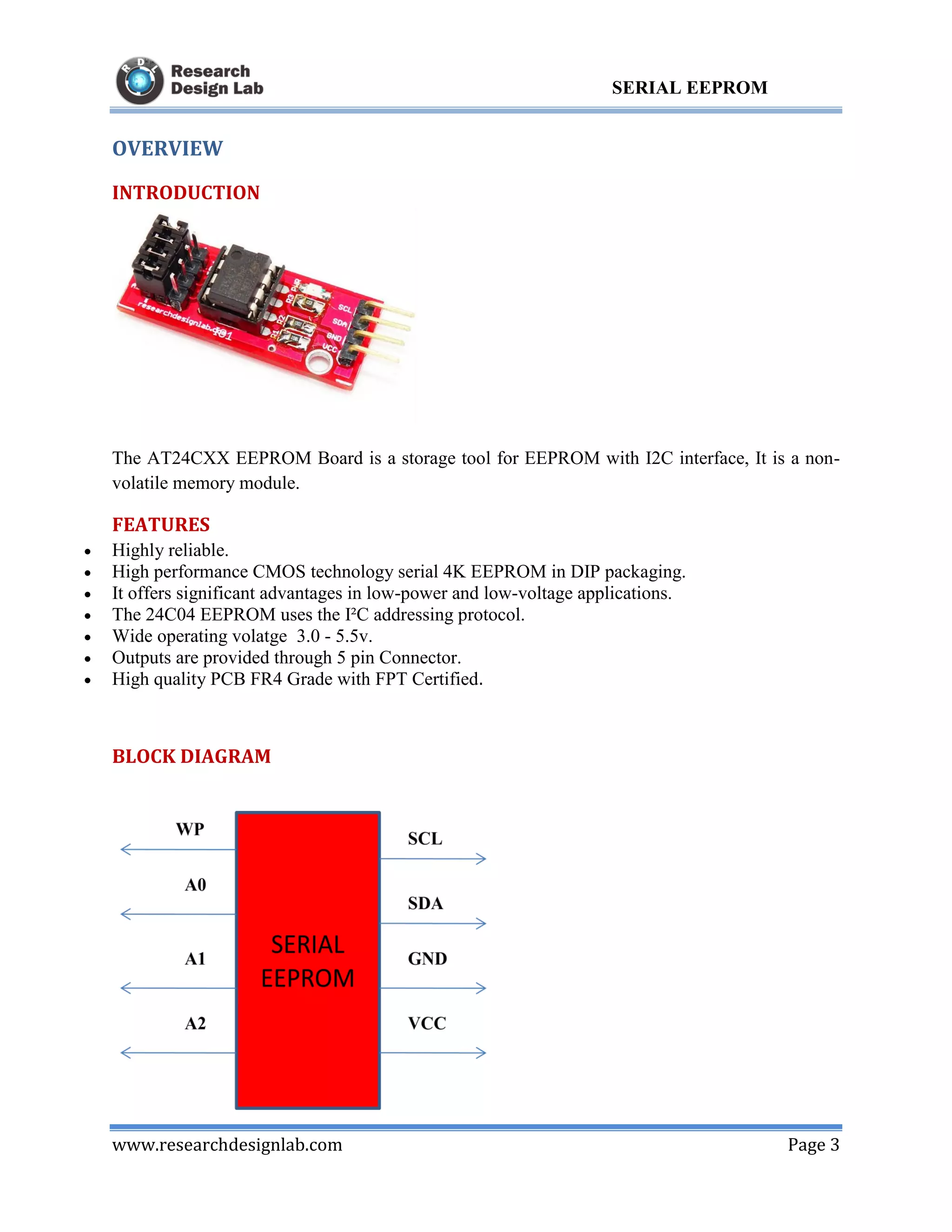 Serial EEPROM | PDF