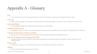 Emergency Electric Power Source Best Practice | PPT