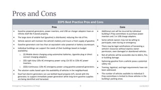 Emergency Electric Power Source Best Practice | PPT