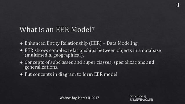 EER Modeling | PPT