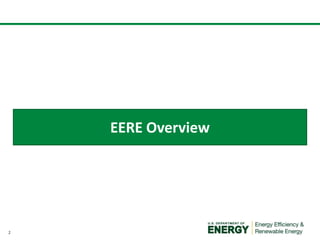 EERE’s FY2017 Renewable Power Budget Webinar | PDF