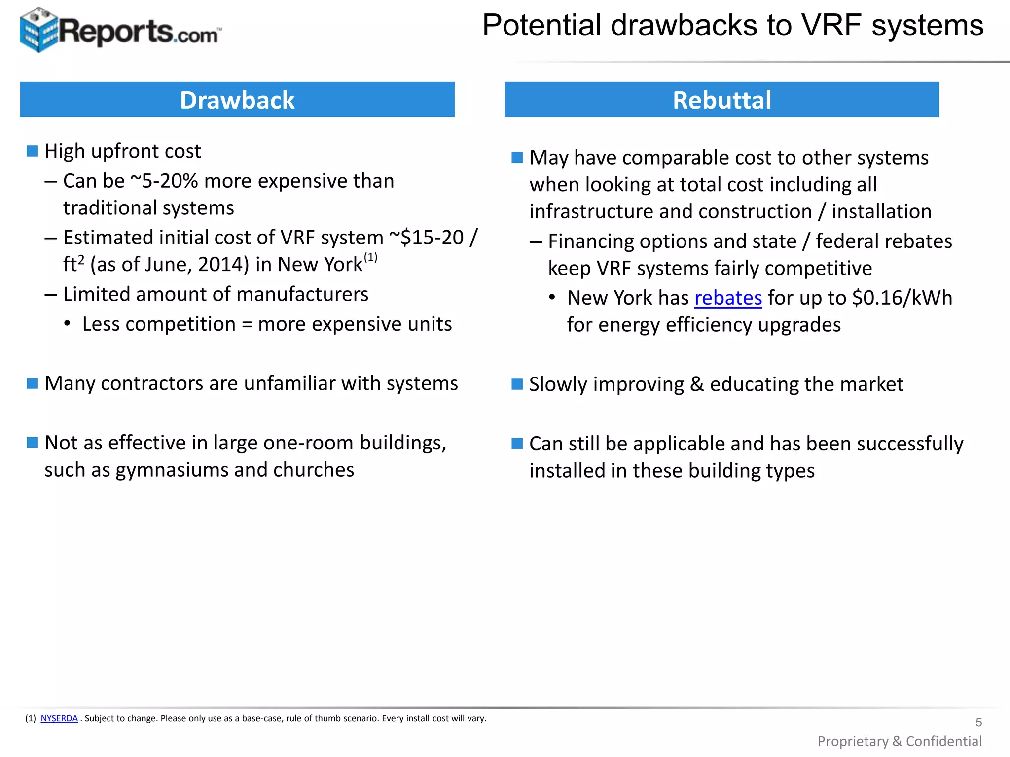 EE Reports VRF Guide | PPTX