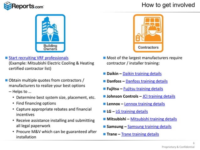 EE Reports VRF Guide | PPTX
