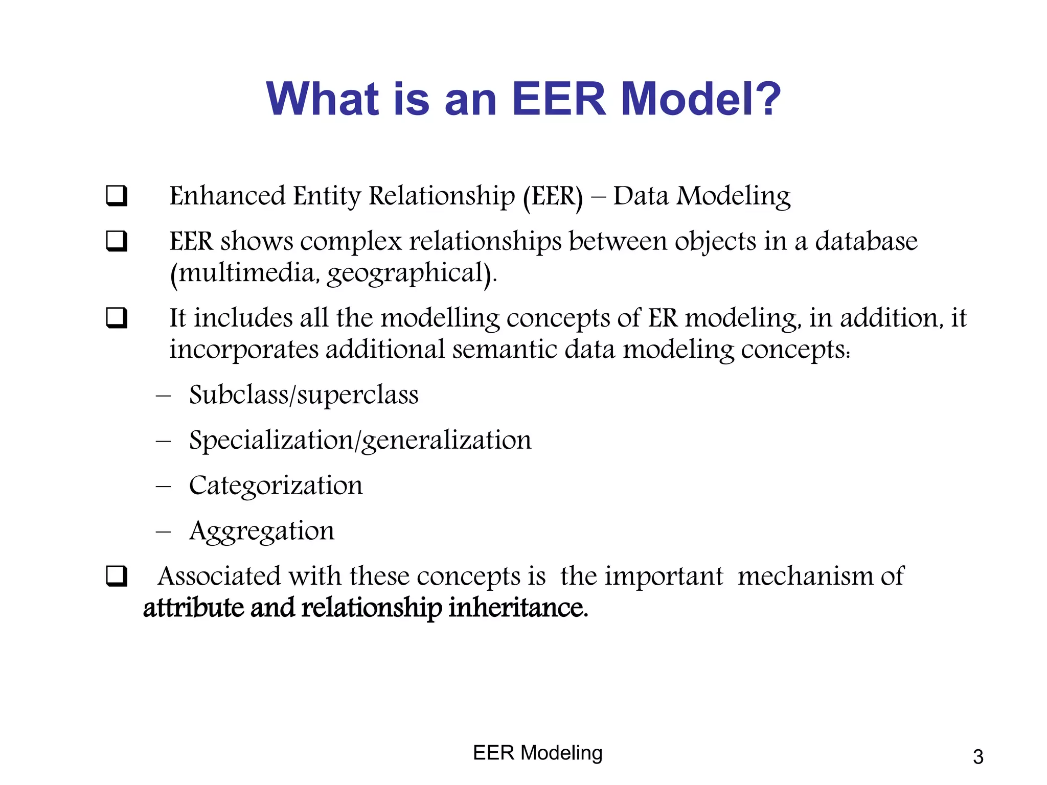 EER modeling | PPTX
