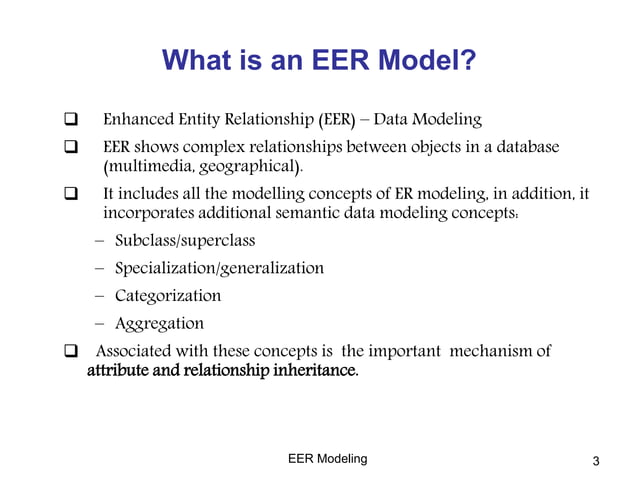 EER modeling | PPTX