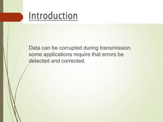 Error detection & correction presentation | PPT