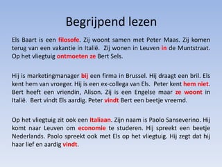 Eerste les | PPTX