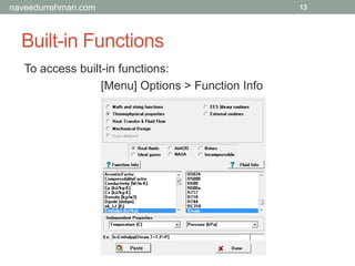 EES for Thermodynamics | PDF