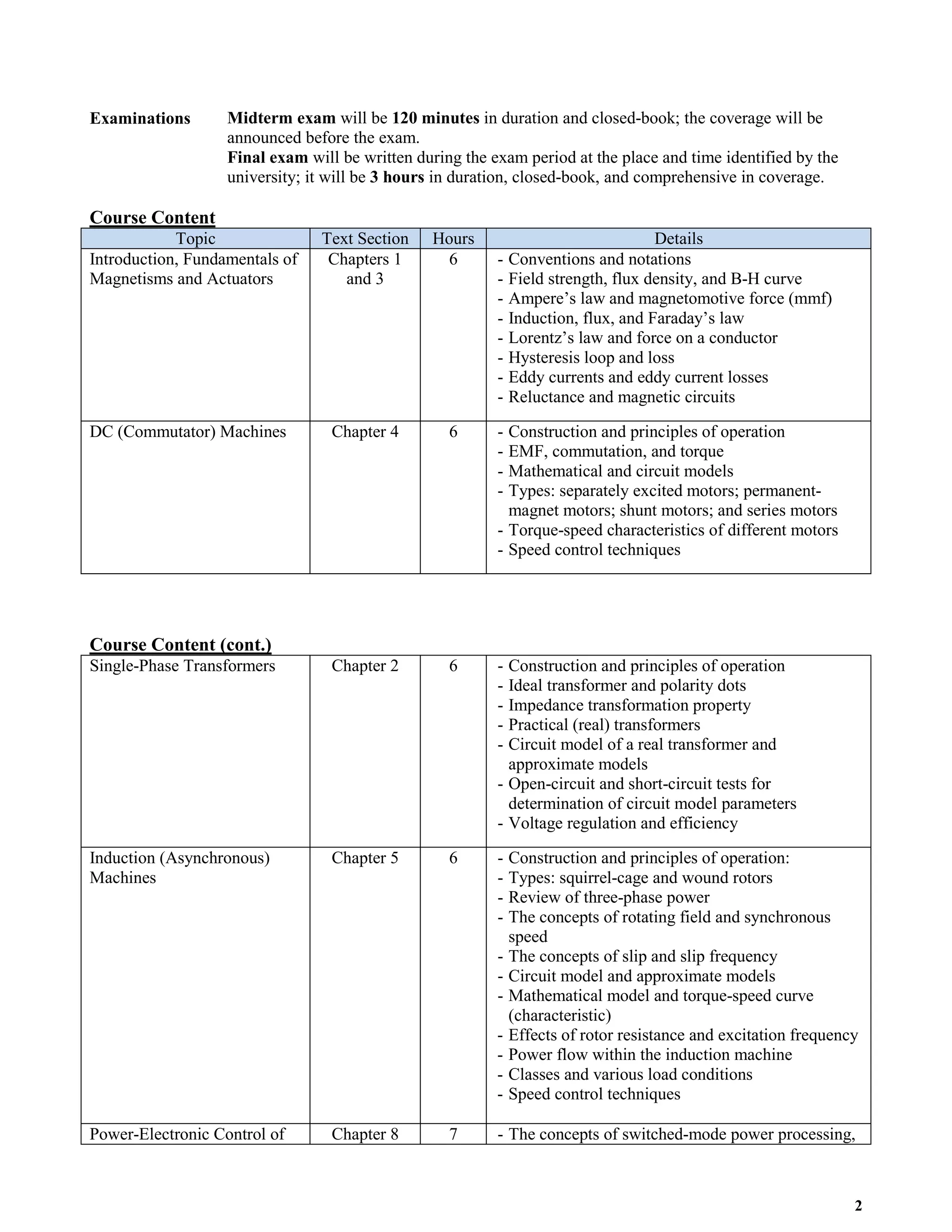 Ees612 course outline | PDF