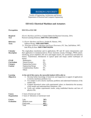 Ees612 course outline_2 | PDF