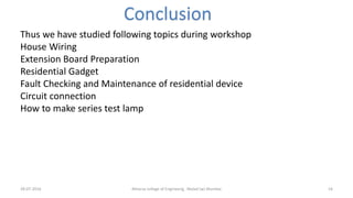 ELECTRICAL WIRING AND MAINTENANCE | PPTX