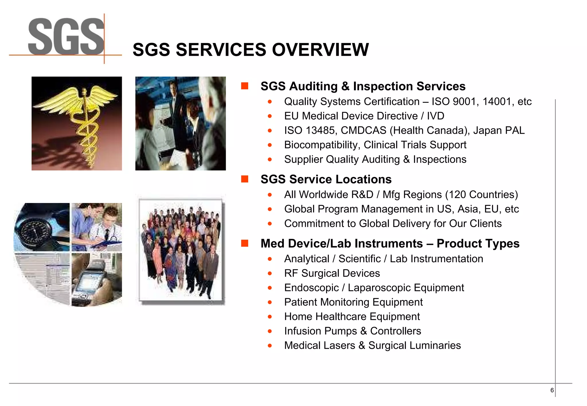 SGS Services Overview | PPT