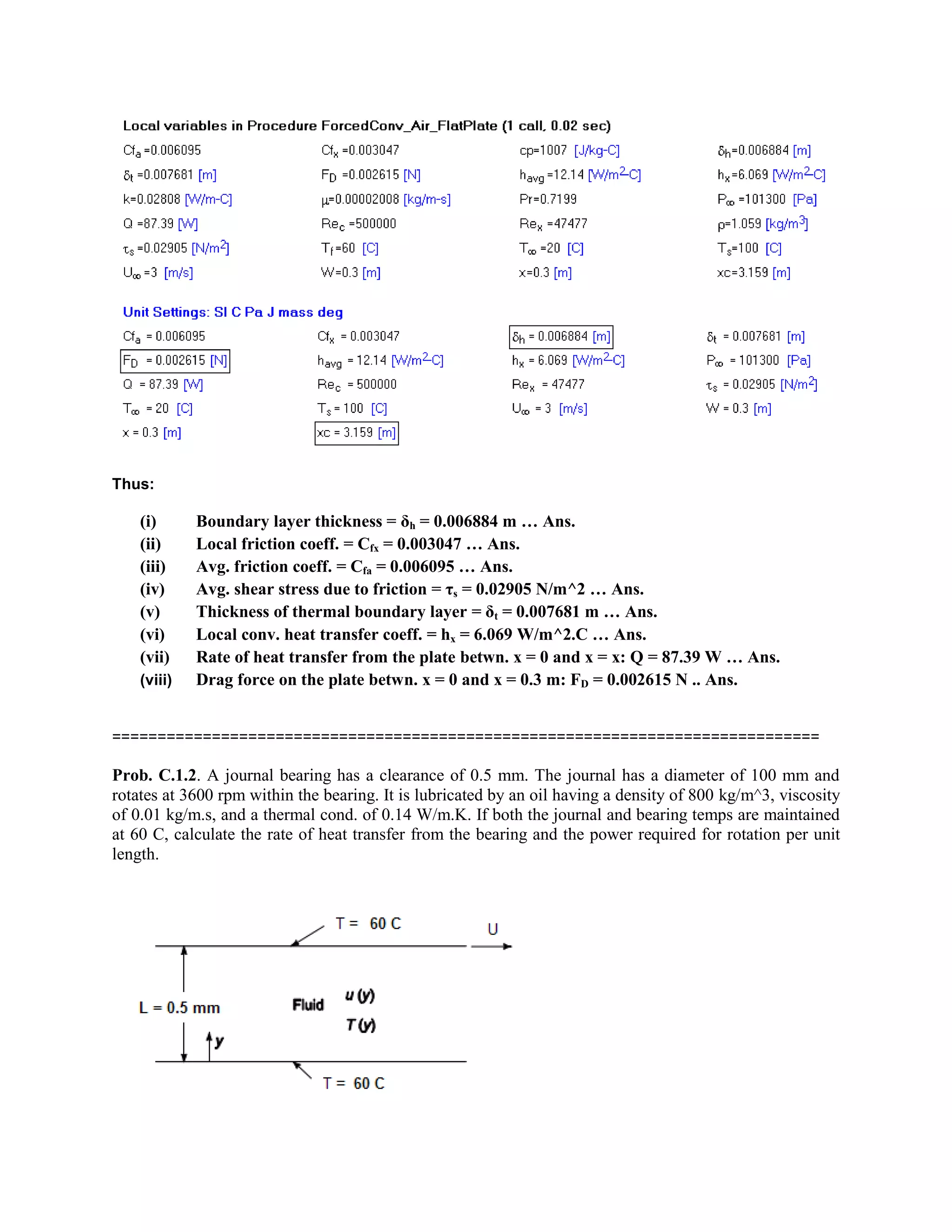 EES Functions and Procedures for Forced convection heat transfer | PDF