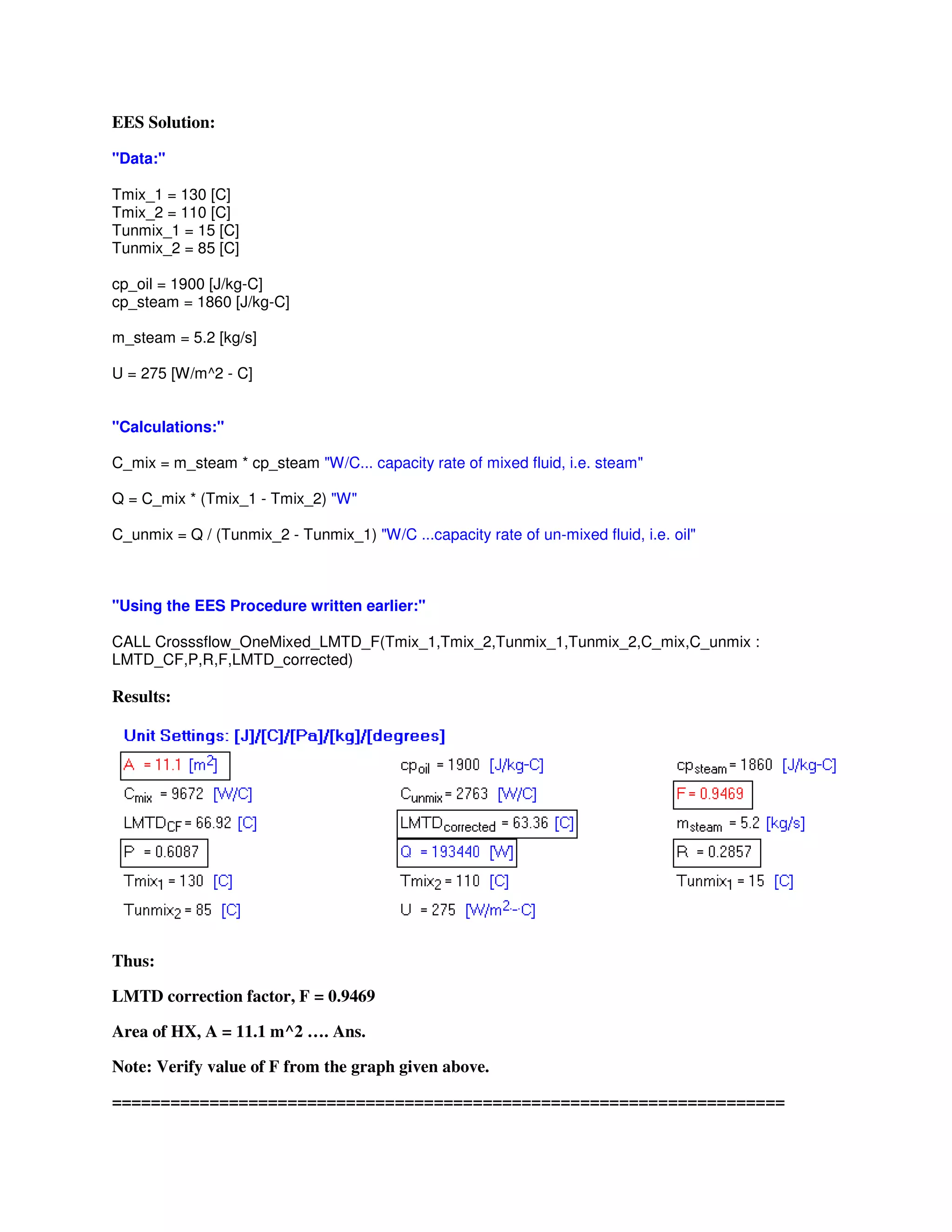EES Procedures and Functions for Heat exchanger calculations | PDF