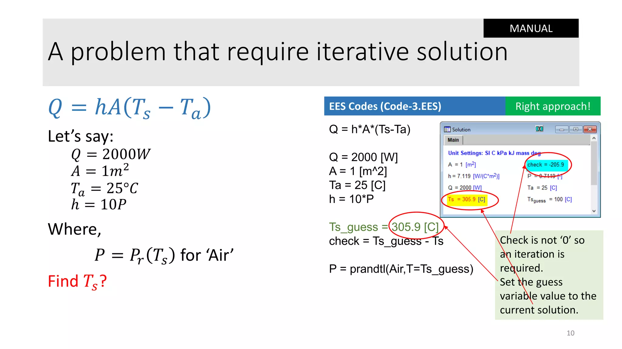 Performing Iterations in EES | PPTX