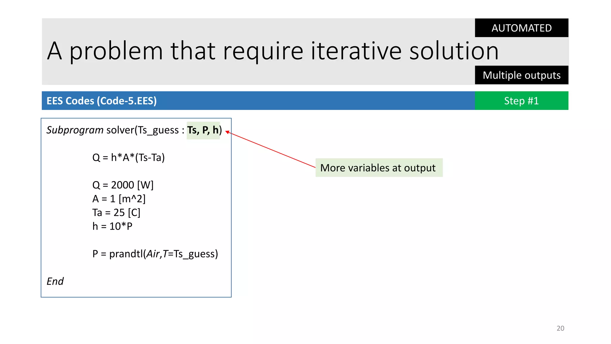 Performing Iterations in EES | PPTX | Chemistry | Science