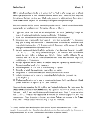 Ees manual | PDF