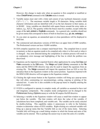 Ees manual | PDF