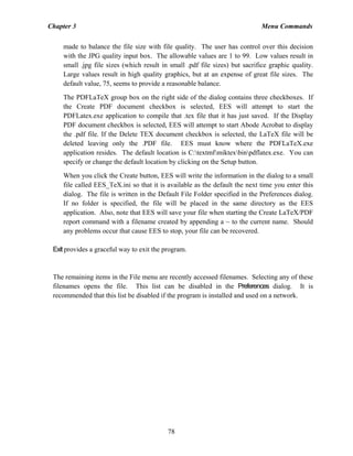 Ees manual | PDF