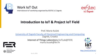 Introduction to IoT & Project IoT Field | PPT