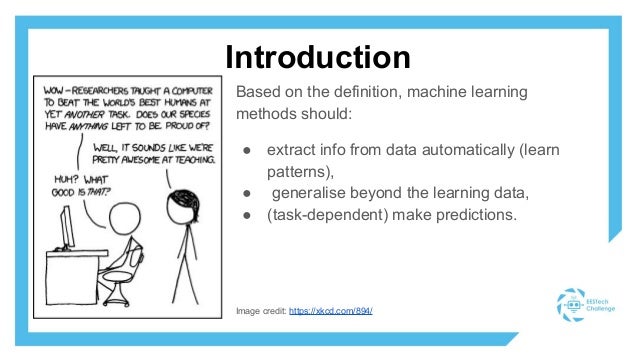 Eestec Machine Learning Online Seminar 1 12 2016 Eestec Machine Learning Online Seminar 1 12 2016