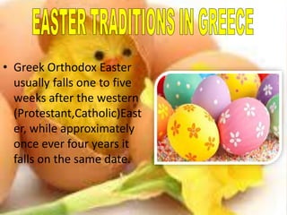 Eester tradition in greece | PPTX