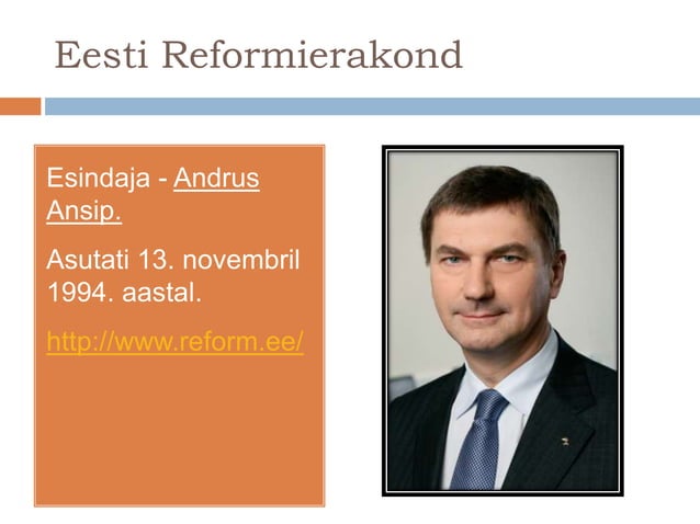 Eesti erakonnad | PPT