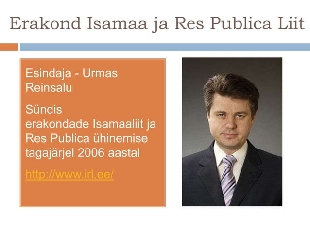 Eesti erakonnad | PPT