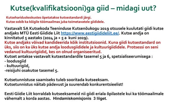 Eesti Giidide Liit_Marika Kose_Giidi kutse_strateegiapaev_090424.pptx