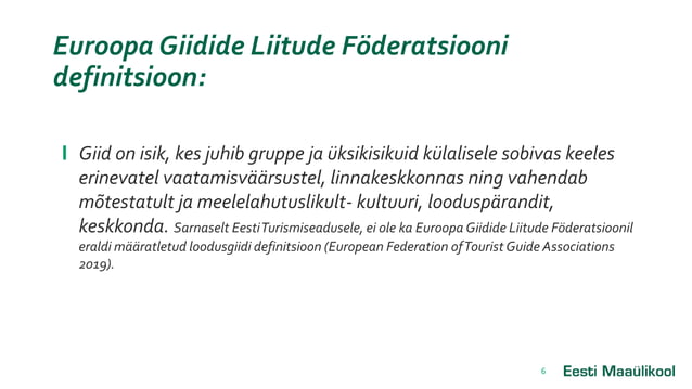 Eesti Giidide Liit_Marika Kose_Giidi kutse_strateegiapaev_090424.pptx