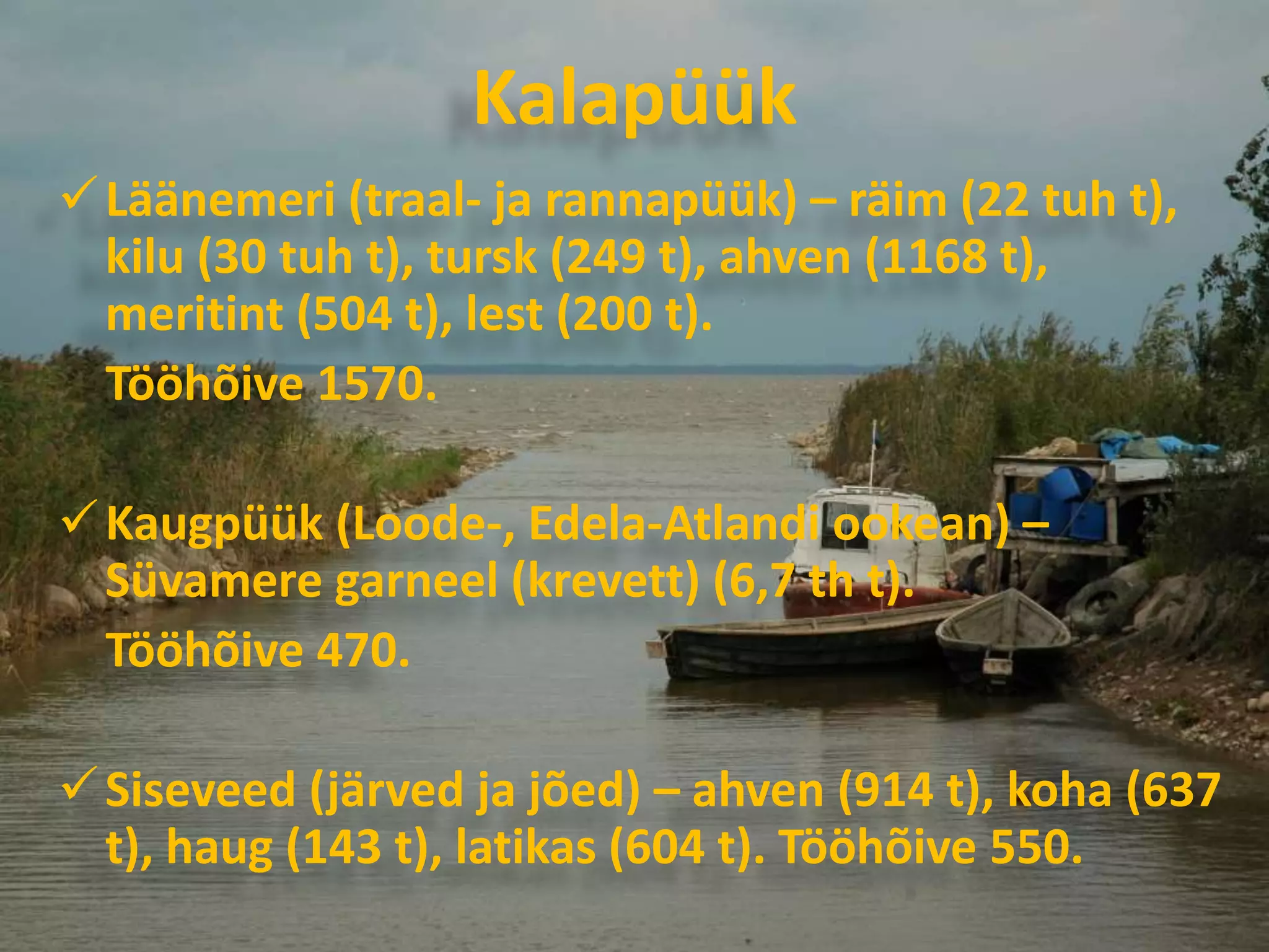 Eesti kalandus 2014 | PPTX