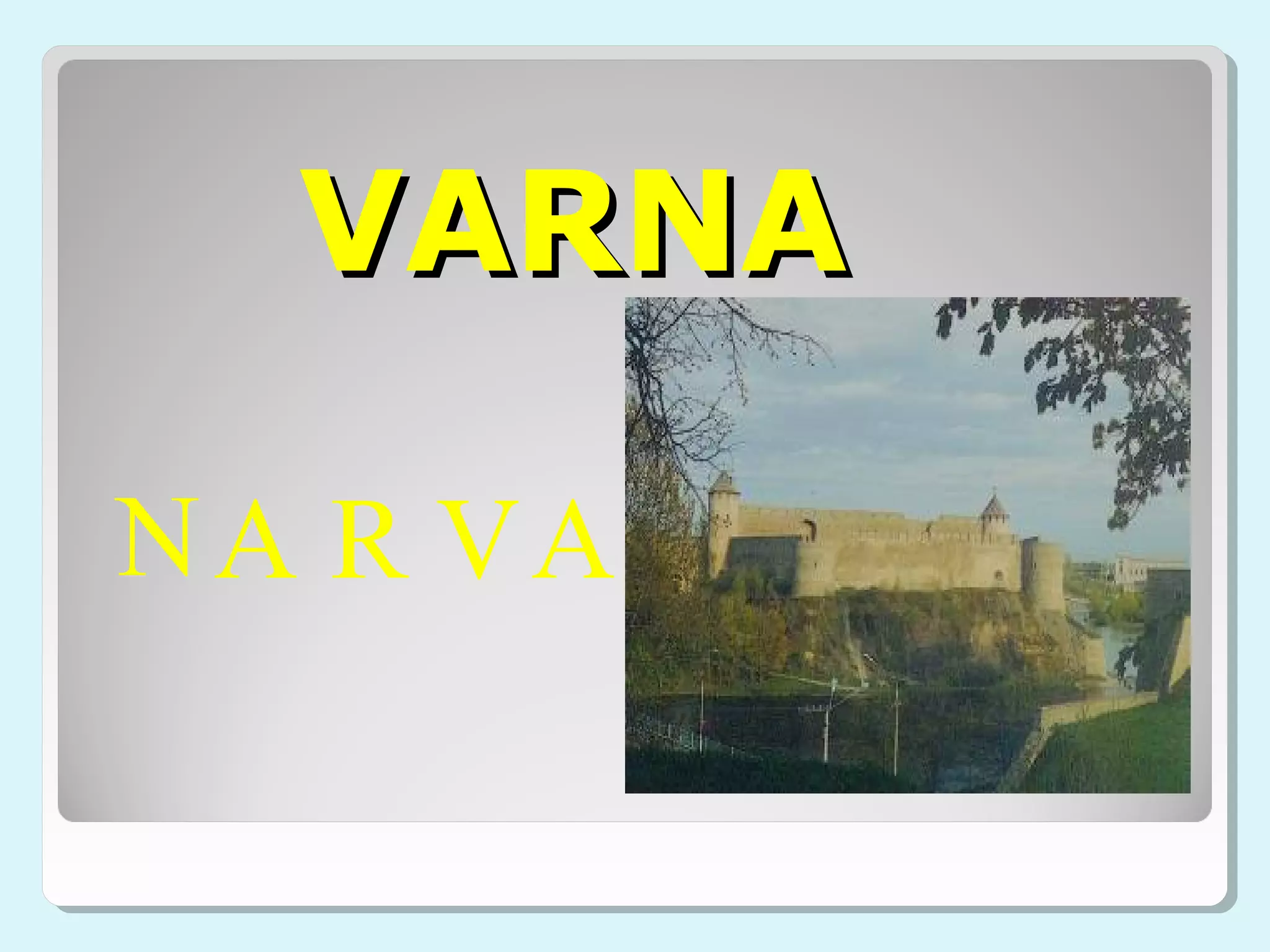 Eesti linnade nimed | PPT