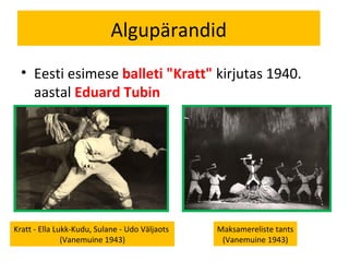 Eesti muusikaelu areng | PPT