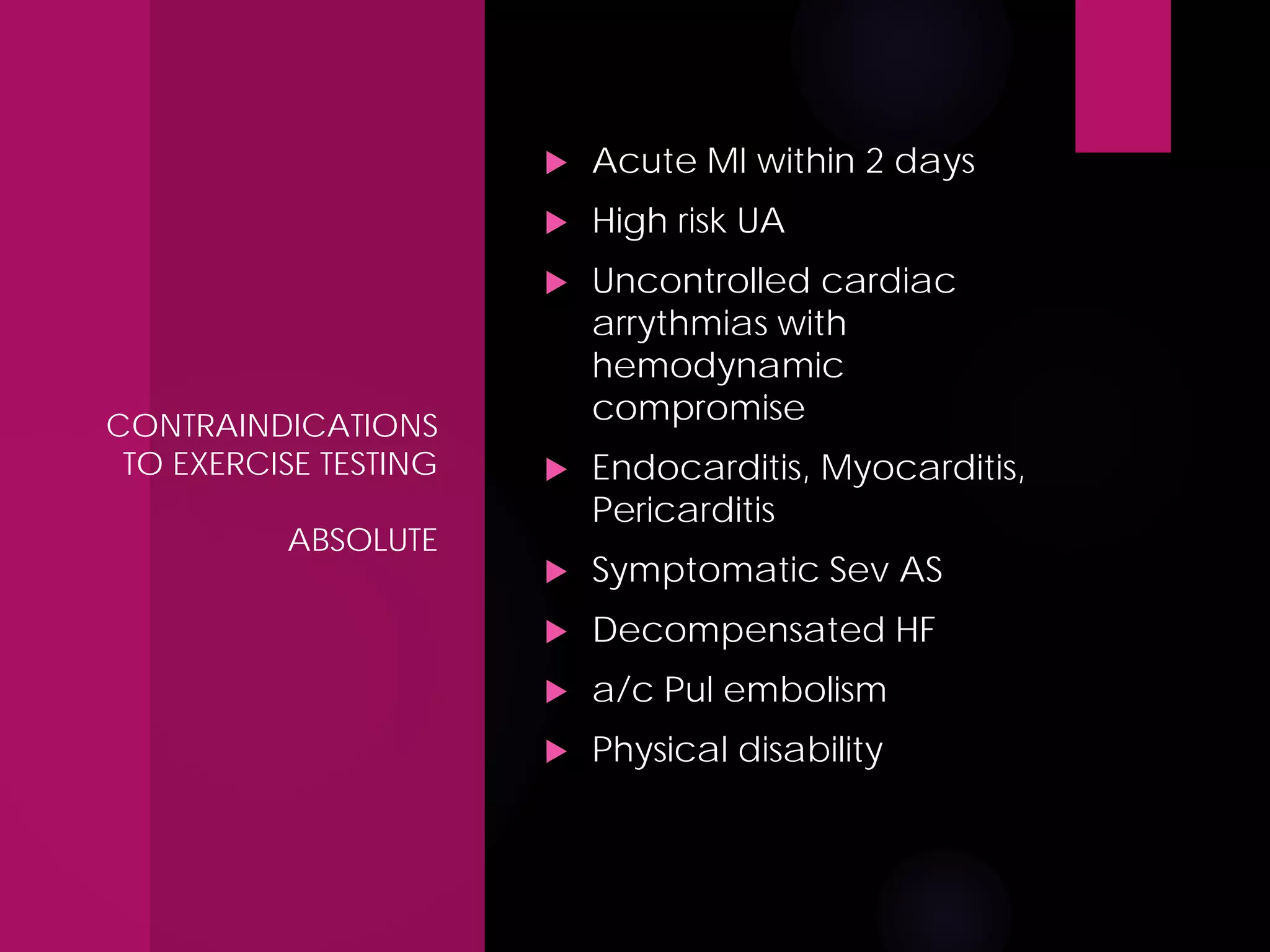 Exercise Electrocardiographic testing | PDF