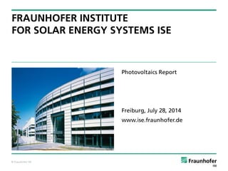 Photovoltaic Review -Fraunhofer Institute for Solar Energy System ISE | PDF | Power and Energy ...