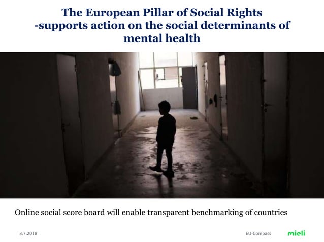 EU Compass for action on mental health and wellbeing | PPT