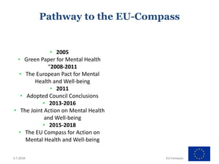 EU Compass for action on mental health and wellbeing | PPTX