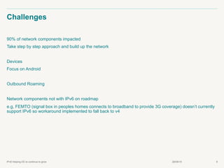 IPv6 in the EE Network | PDF | Computer Networking | Computing