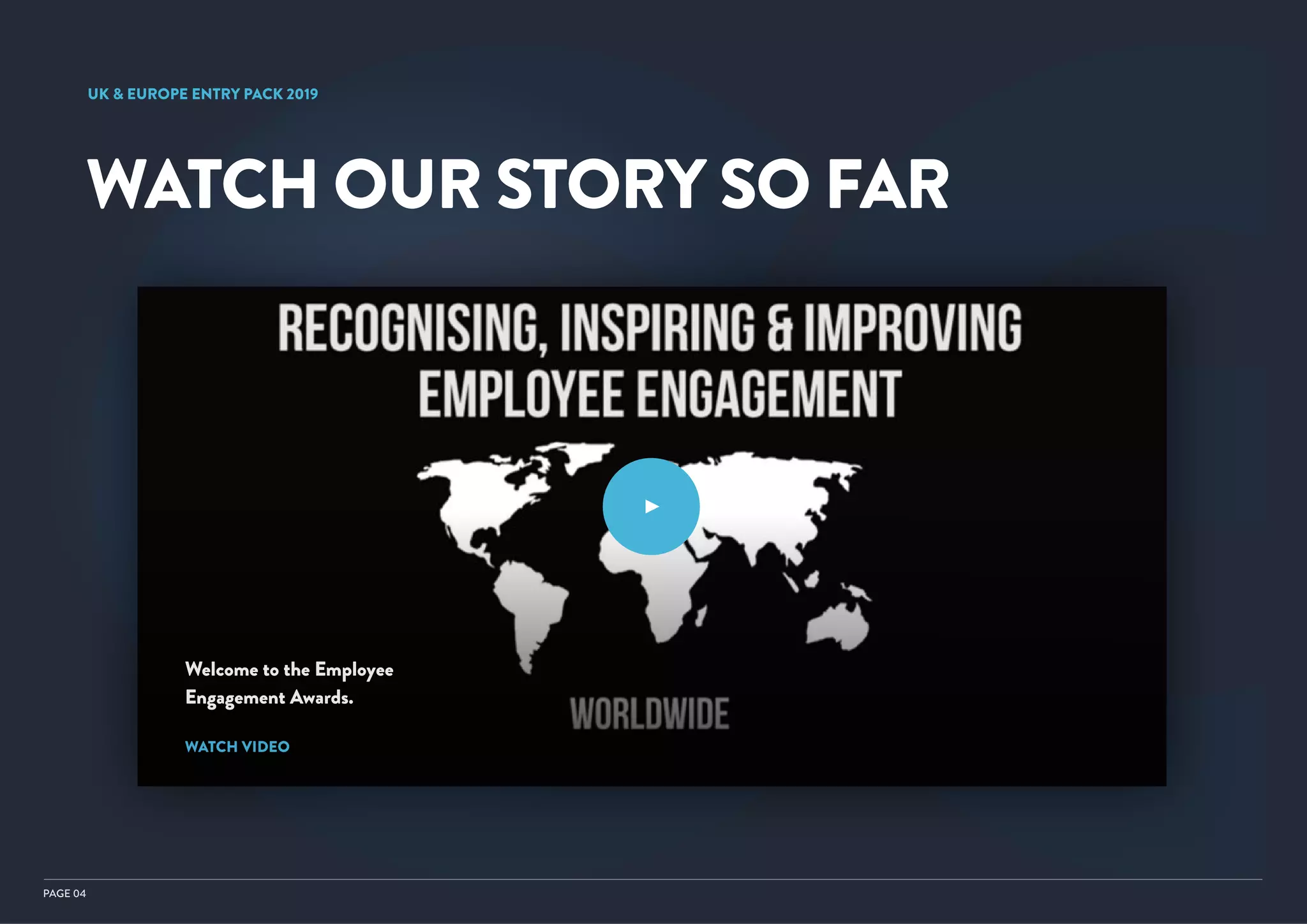 The 2019 UK & European Employee Engagement Awards Entry Pack | PPT