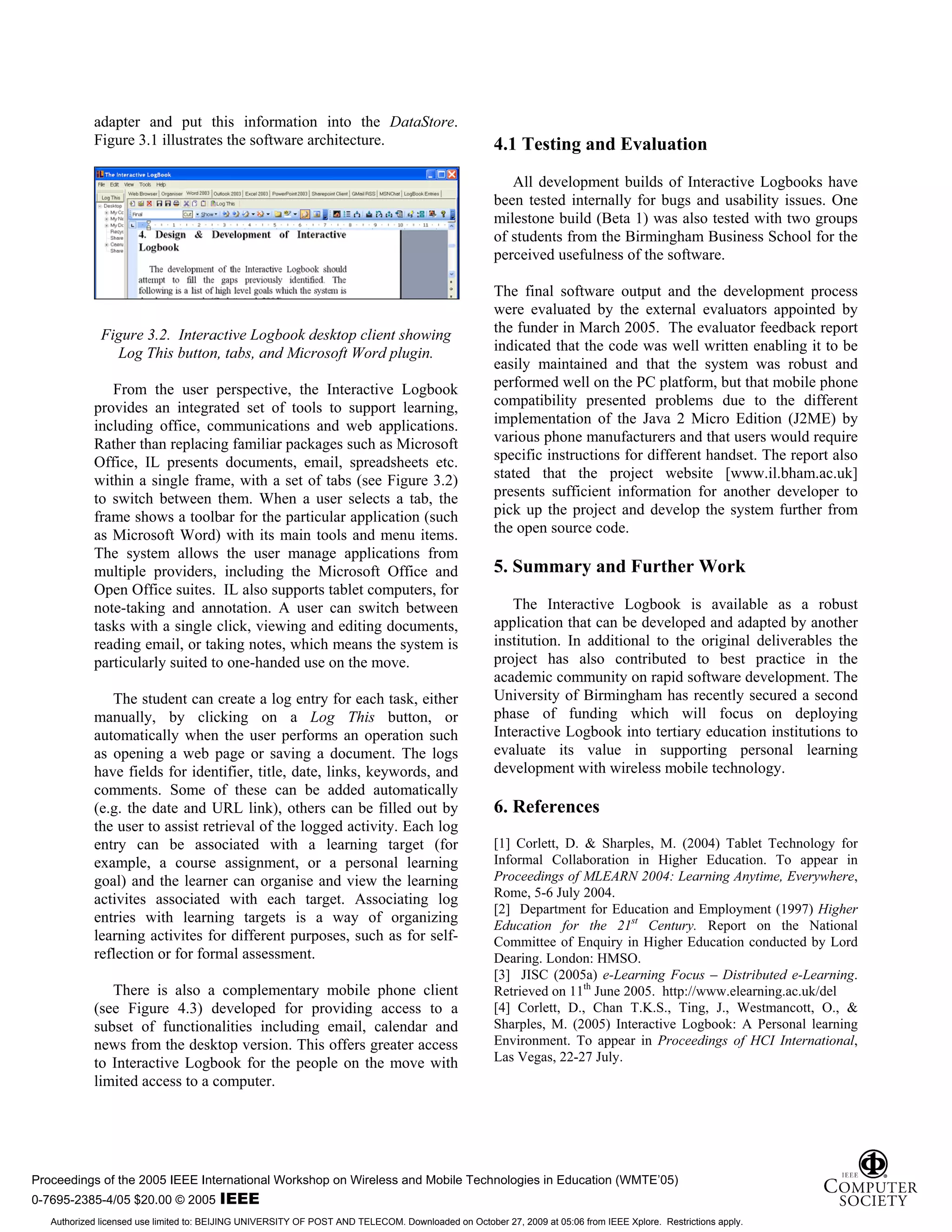 Eeveloping Interactive Logbook A Personal Learning Environment | PDF