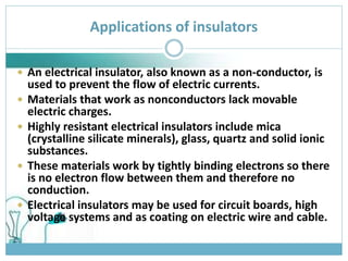 Insulators | PPTX