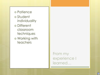 Eex3243 patane community connections | PPTX | Educational Assessment | Education