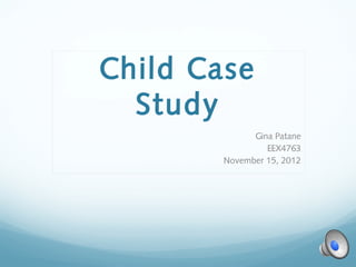 Eex child case study | PPT