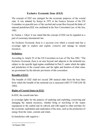 Exclusive Economic Zone (EEZ) | DOCX